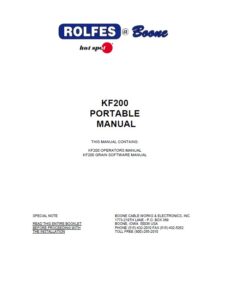 Support - Rolfes @ Boone