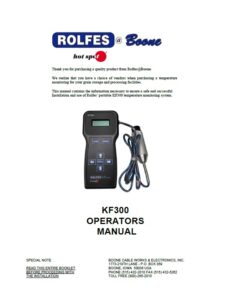 Support - Rolfes @ Boone